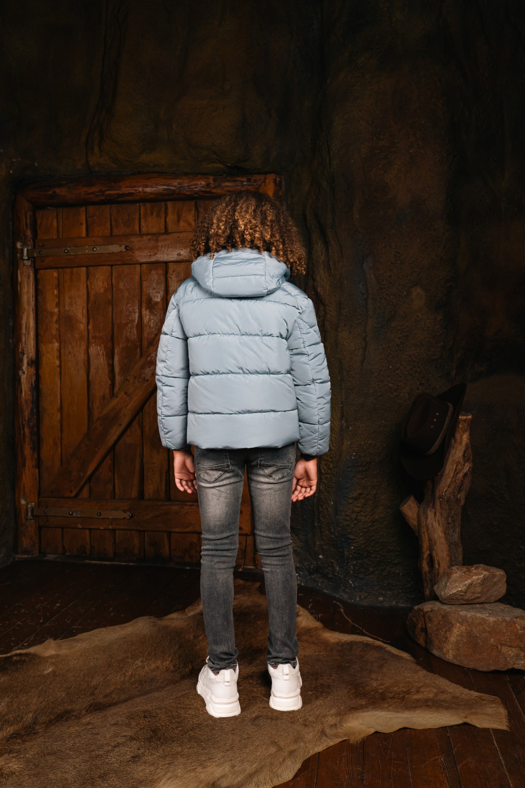 Malelions Junior Donn Puffer | Ice Blue - Malelions