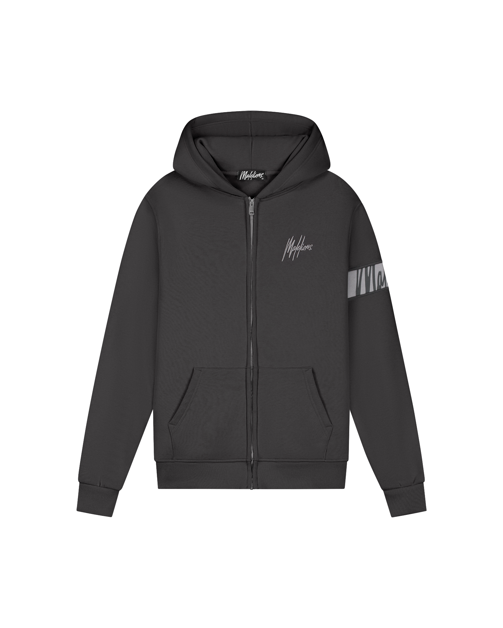 Malelions Men Captain Zip Hoodie - Antra Grey - Malelions