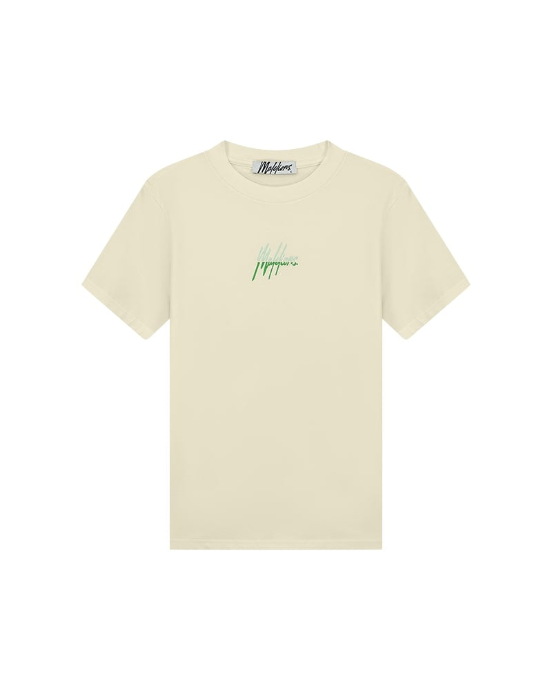 Malelions Women Kiki T-Shirt - Off-White/Mint - Malelions