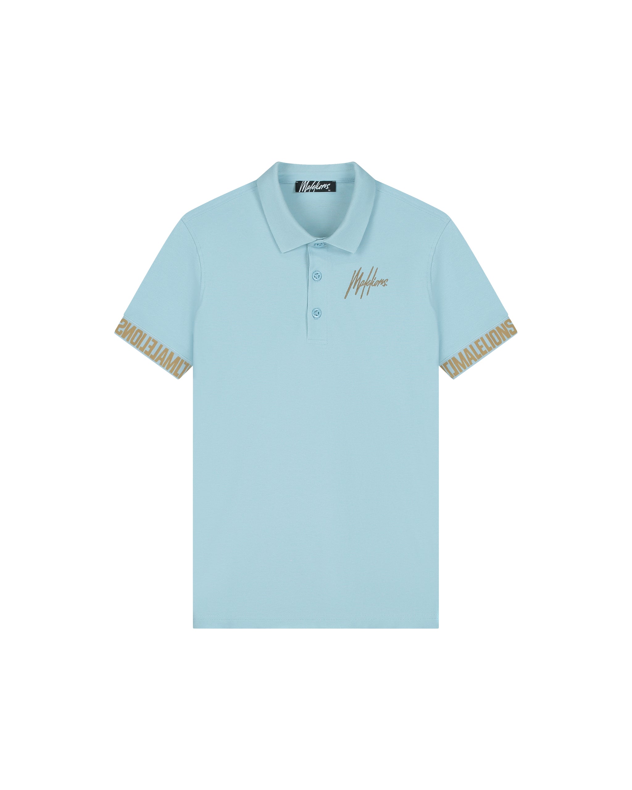 Malelions Men Venetian Polo - Lichtblauw - Light Blue / XS - Malelions