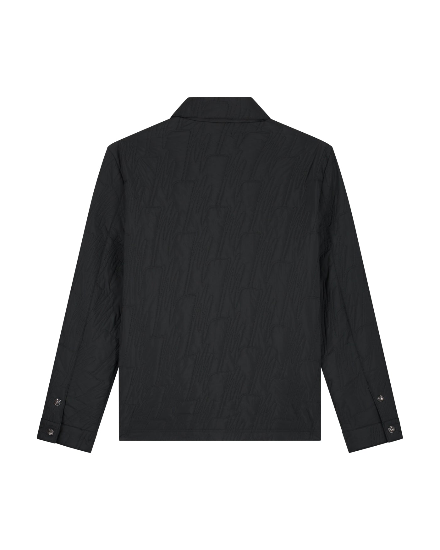 Malelions Men Quilted Monogram Jacket - Black - Malelions