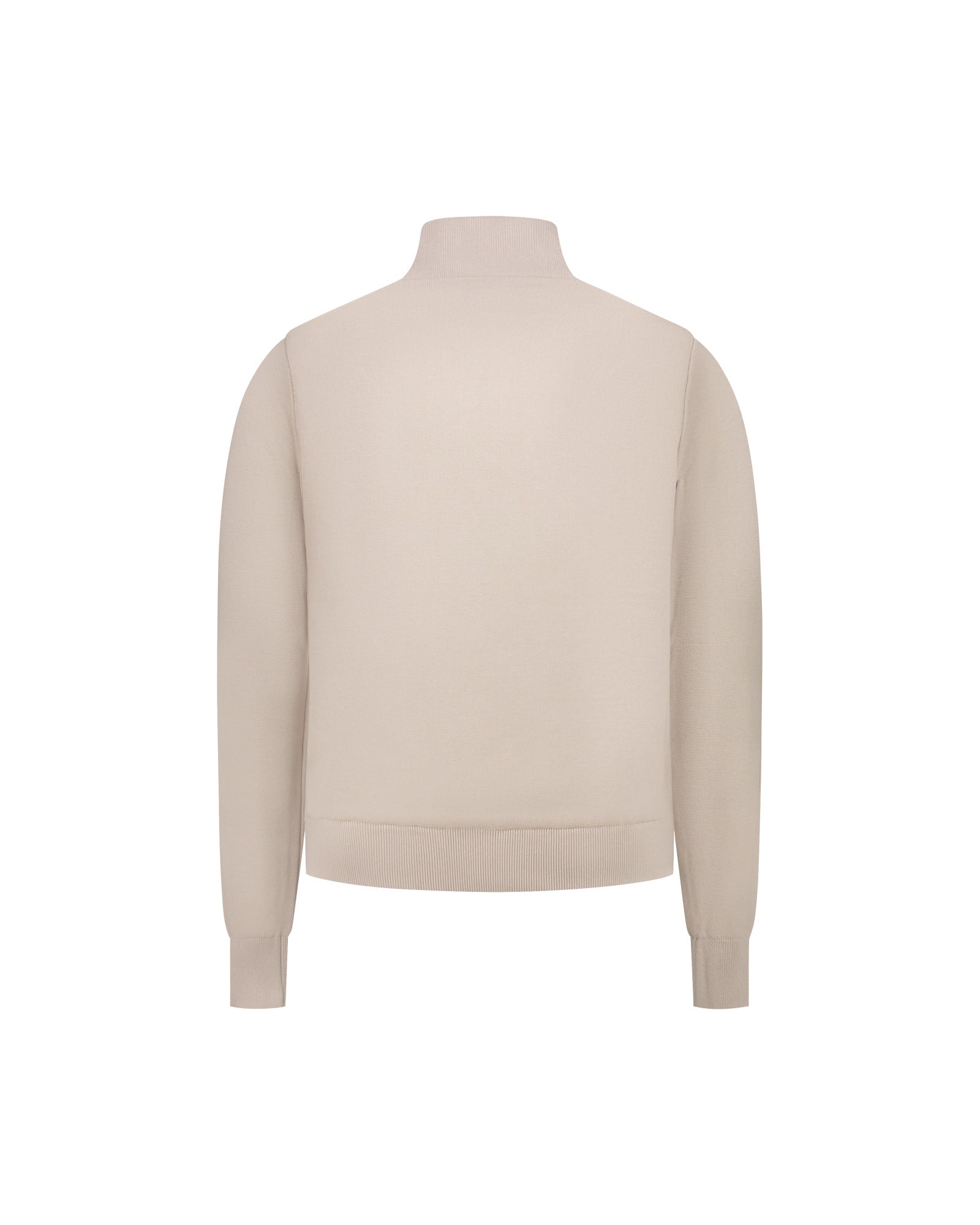 Malelions Men Knitted Hybrid Jacket - Light Taupe - Malelions