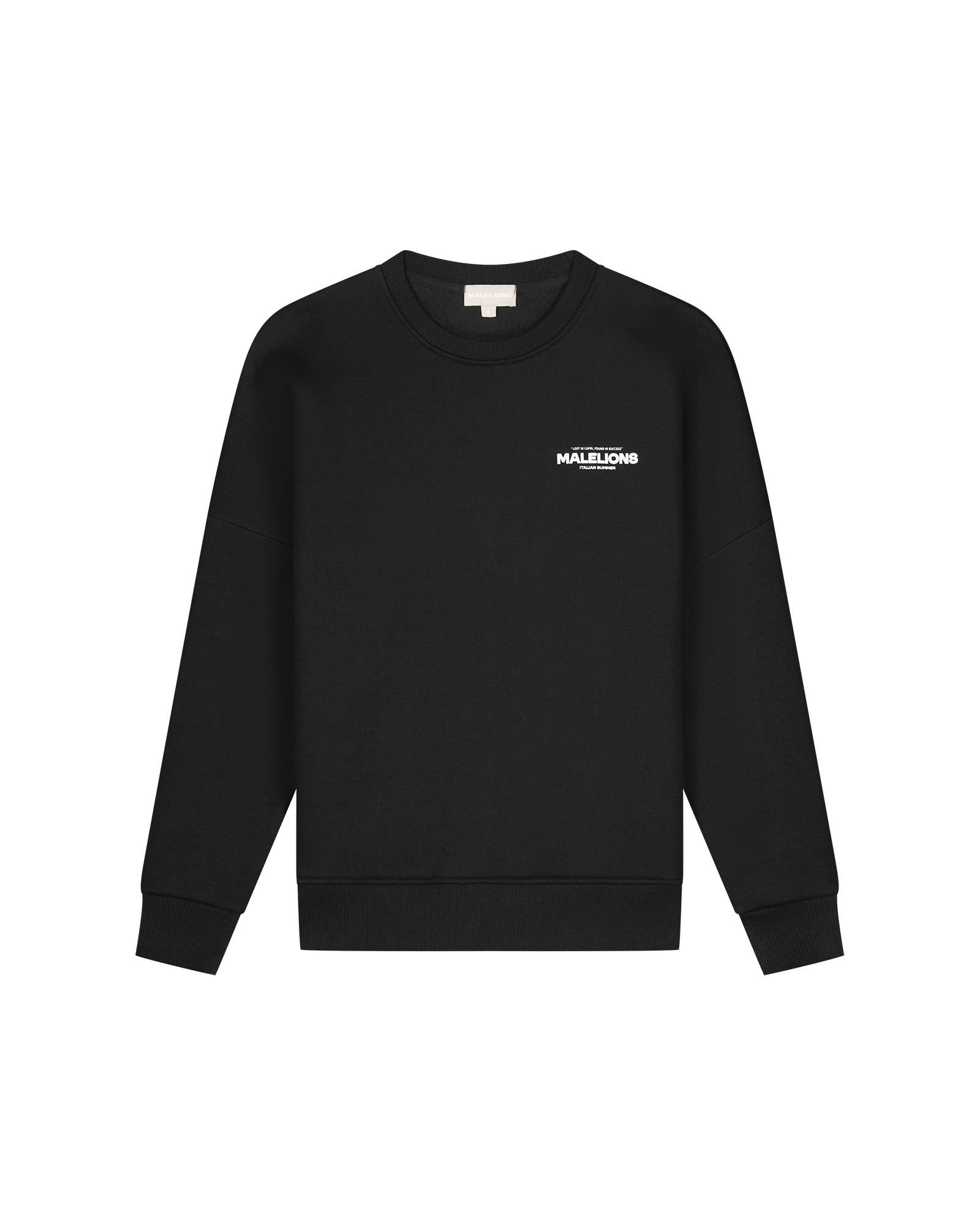 Malelions Women Italian Summer Sweater - Black - Malelions
